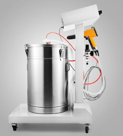 Ready Powder Coating Machine 50L Electrostatic Manual Spray System ...
