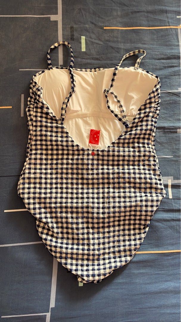 Red Carter One Piece Swimsuit, Women's Fashion, Swimwear, Bikinis ...