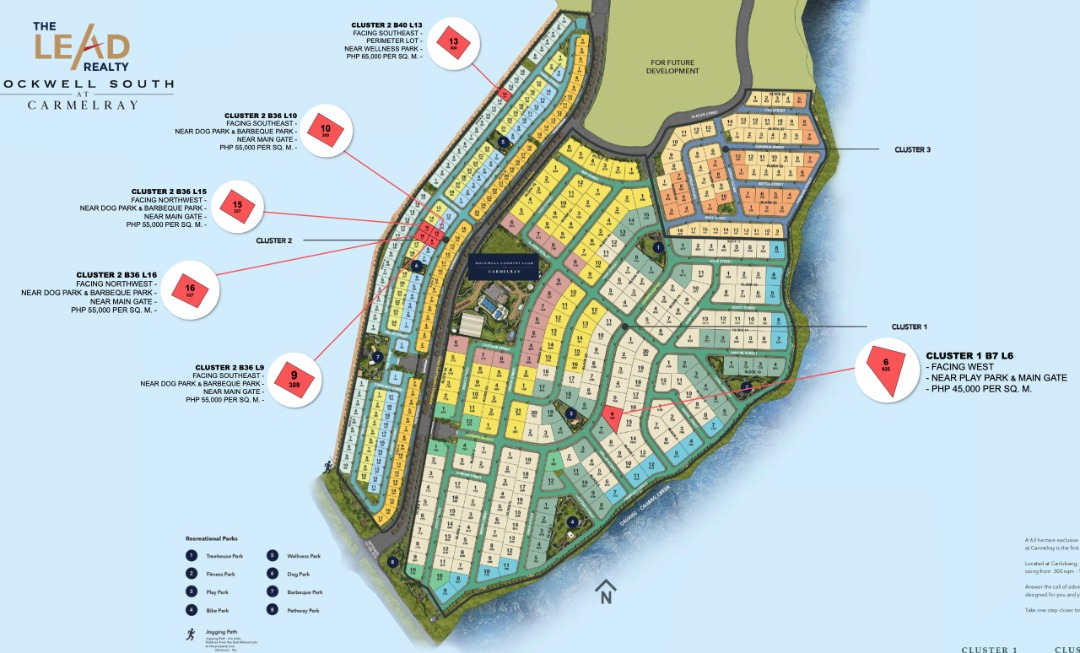 Rockwell South at Carmelray Cluster 2 Residential Lot Laguna, Property ...