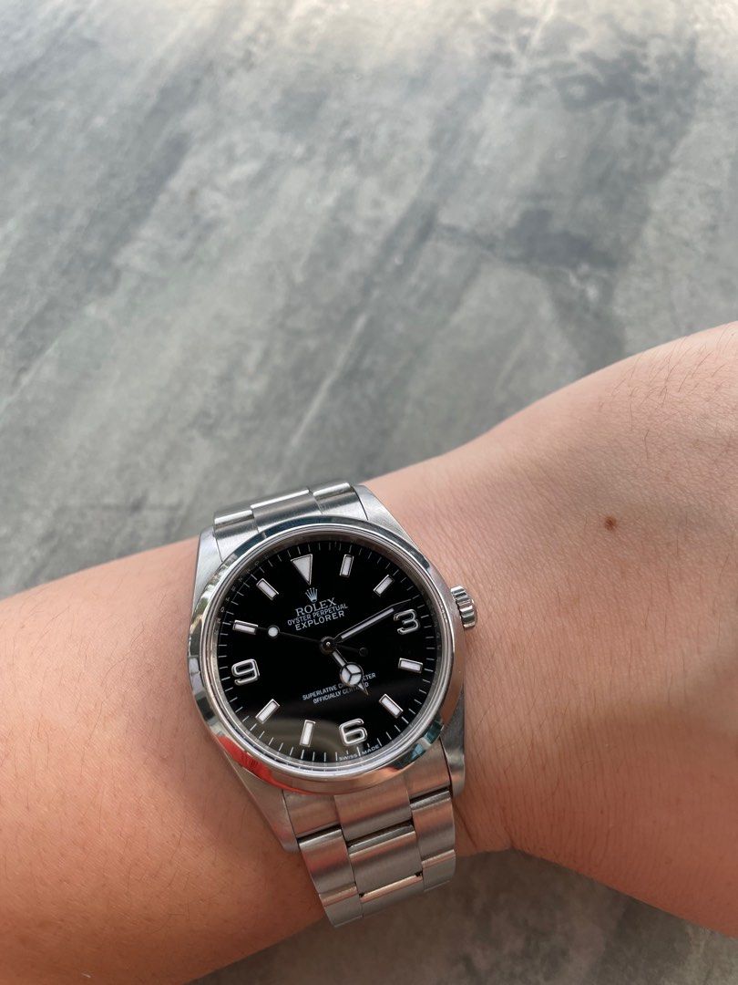 2009 Rolex Explorer 1 ref 114270 36mm, Luxury, Watches on Carousell