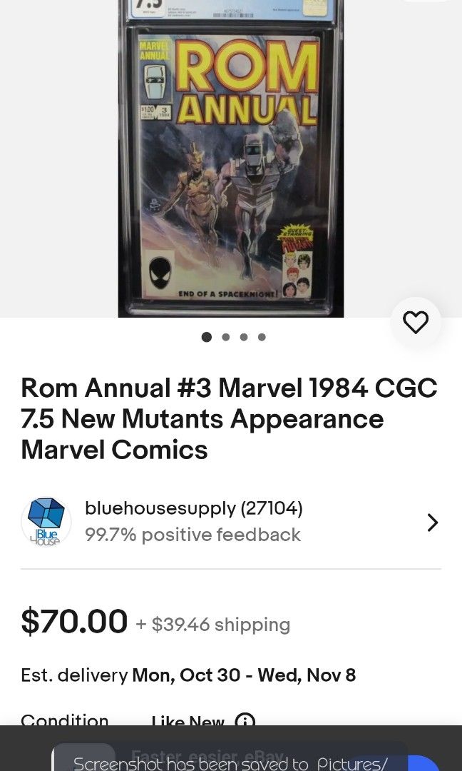 Rom annual marvel comic, Hobbies & Toys, Books & Magazines, Comics ...