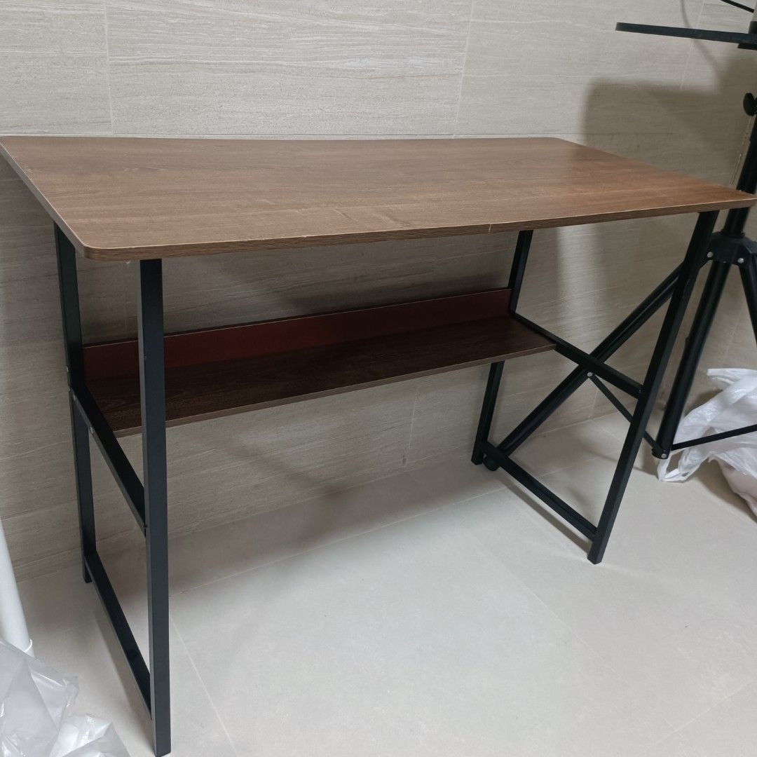 Rounded round edge table study kitchen counter top dining vanity ...