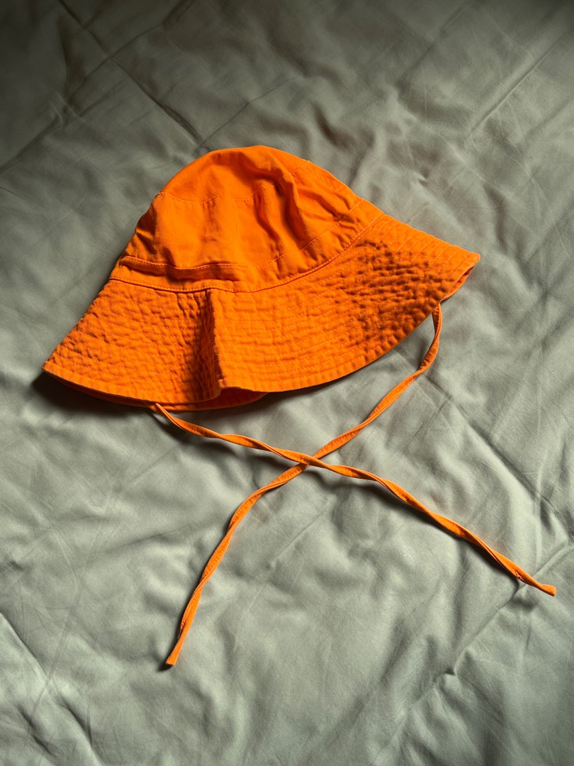Rubi Orange Bucket Hat, Women's Fashion, Watches & Accessories, Hair ...