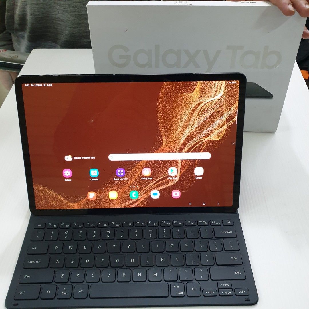 Samaung Galaxy Tab S8+ 5G SM-X806B + Keyboard Original Garansi Resmi, Telepon Seluler & Tablet ...