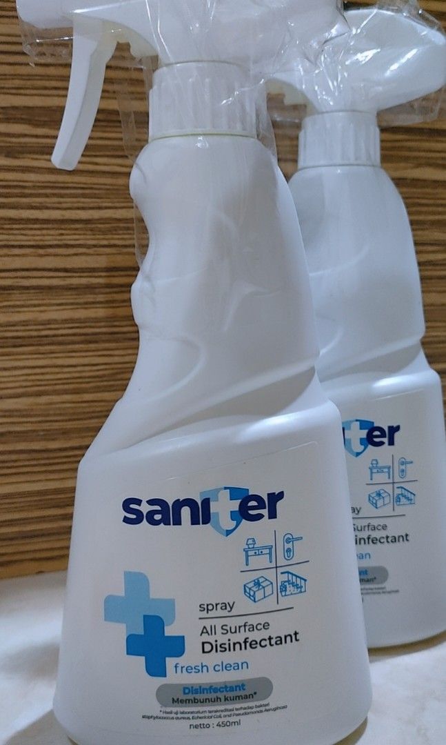 SANITER disinfectant 400ml, Kesehatan & Kecantikan, Kulit, Sabun ...