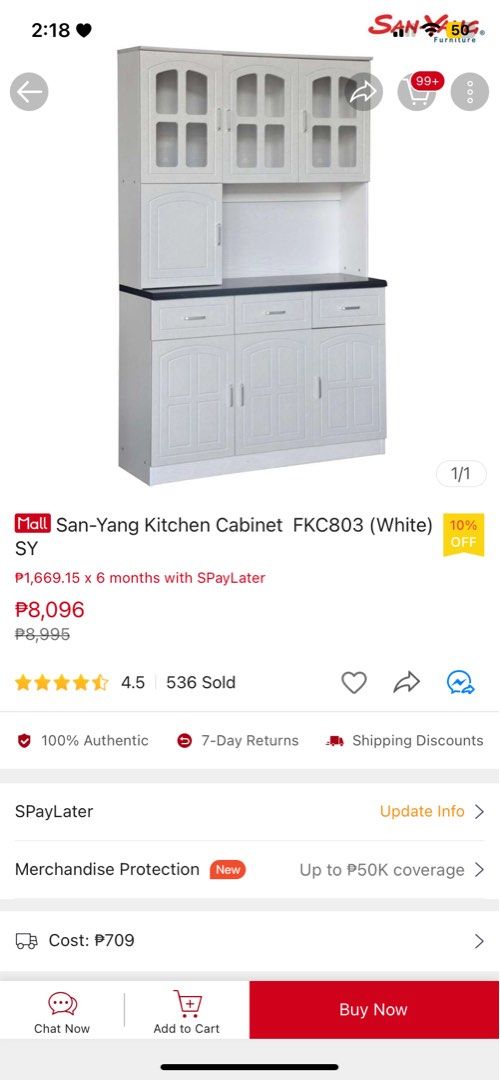 San-Yang Kitchen cabinet, Furniture & Home Living, Furniture, Shelves ...
