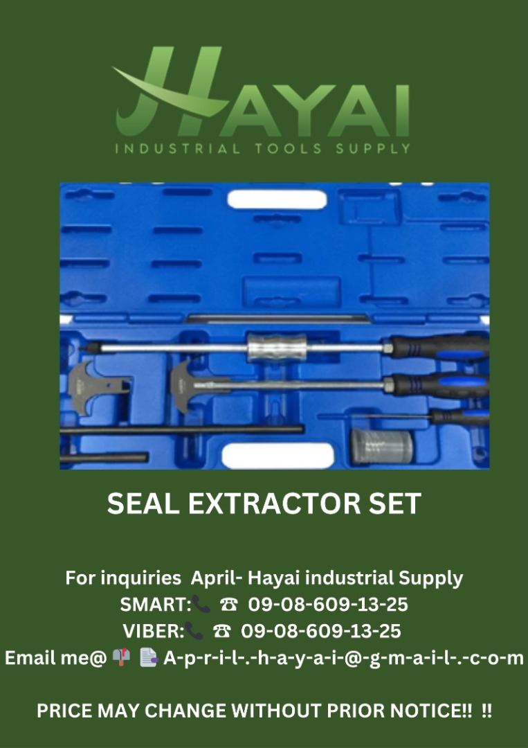 Seal extractor set, Commercial & Industrial, Construction Tools ...