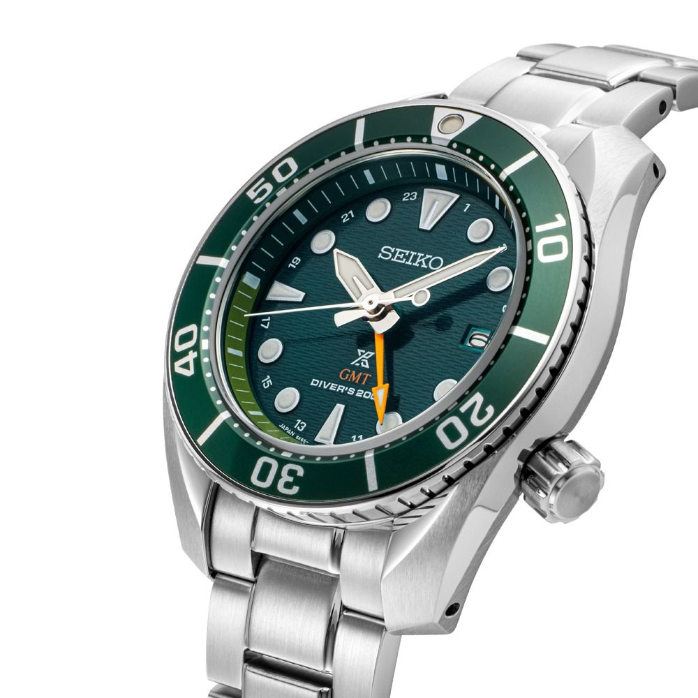 Seiko Prospex SFK003 SFK003J1 Green GMT Sumo Solar Watch, Luxury ...