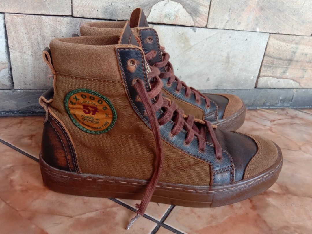 Sepatu Boot Exodos57 Pistevo, Fesyen Pria, Sepatu , Sepatu Boot di ...
