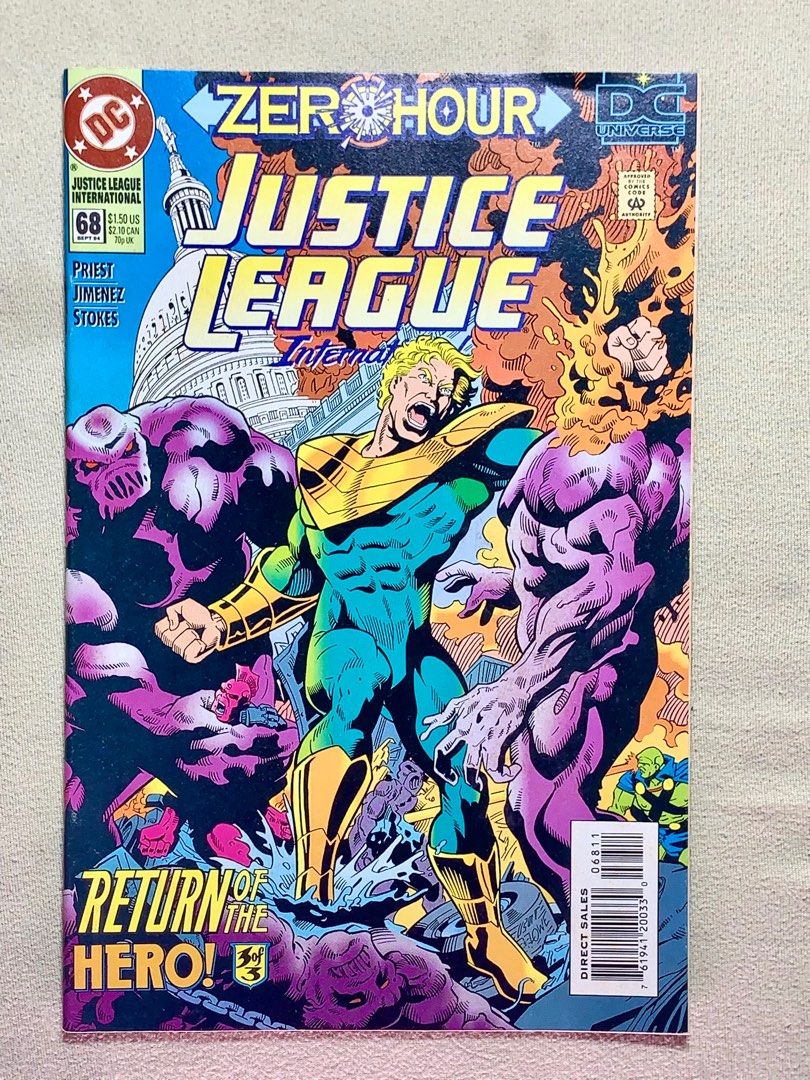 SET - Justice League Zero Hour DC Comics 4 issues 1994, Hobbies & Toys ...