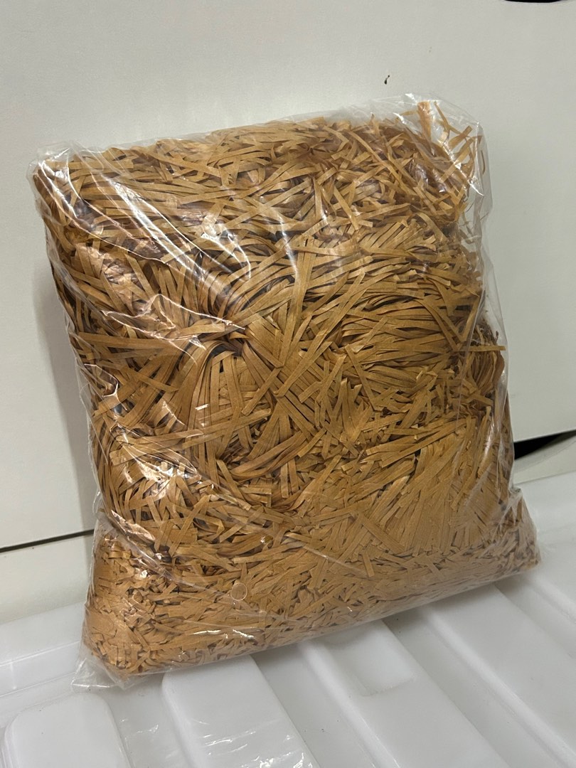 Shredded Paper/Fillers (Light Brown), Hobbies & Toys, Stationary ...