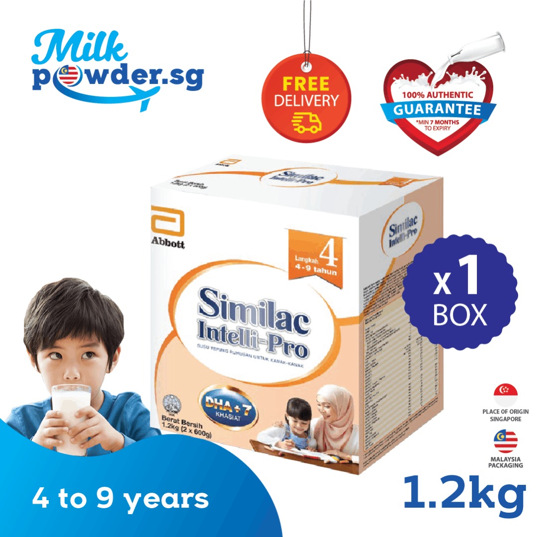 Similac Intelli-Pro4 (4 to 9 years old) - 1.2kg box, Babies & Kids ...