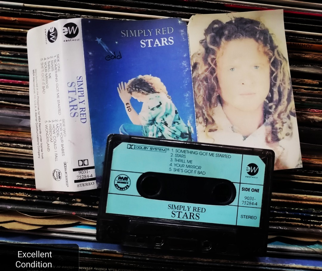 Simply Red Stars Cassette Tape Original Cassette Tapes Vintage ...