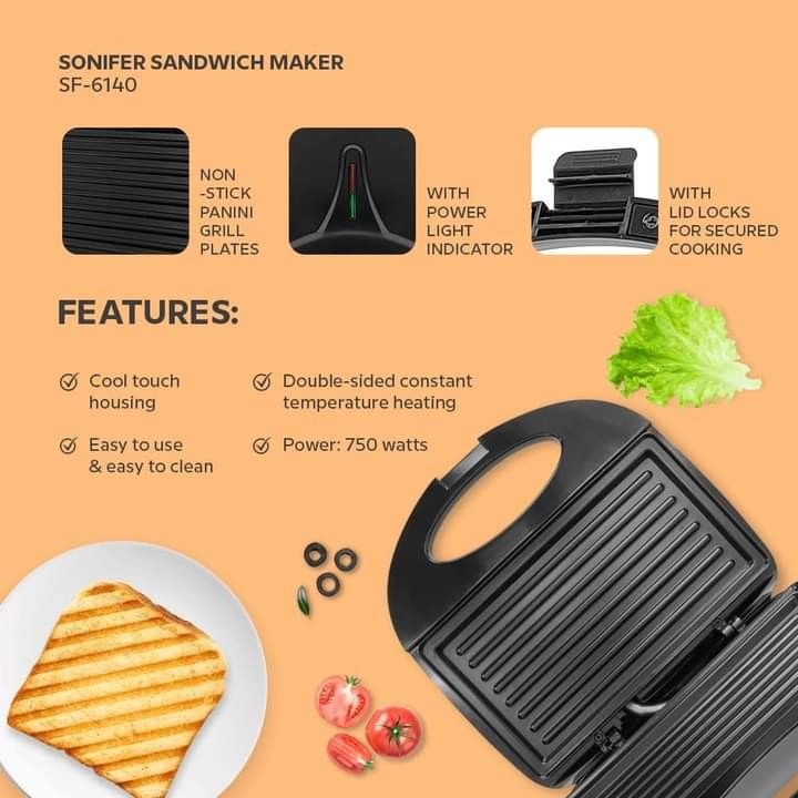 Single-Plate Sandwich Maker, Waffle Maker and Grill RS 650, TV & Home ...