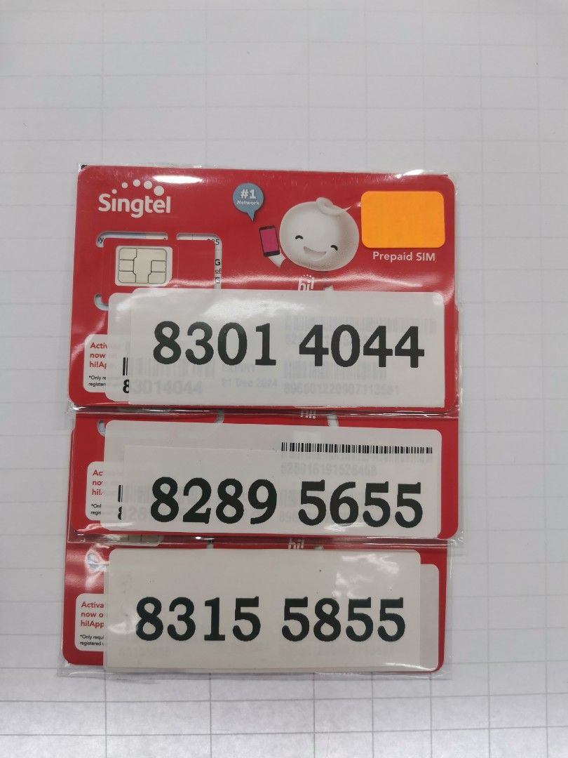 Singtel Prepaid Card, Mobile Phones & Gadgets, Mobile & Gadget ...