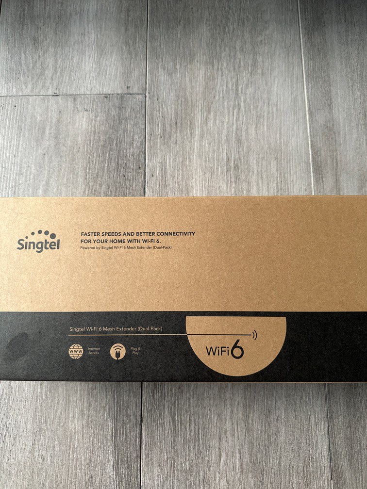SingTel Wi-Fi 6 Mesh Extender (Dual-Pack), Computers & Tech, Parts ...