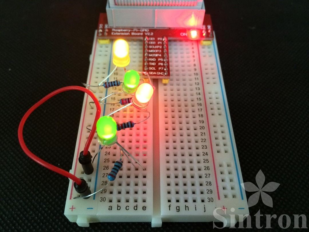 [Sintron] GPIO Extension Board Starter Kit for Raspberry Pi with Micro ...
