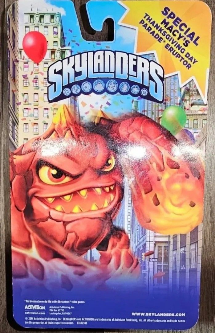 Skylanders Eruptor Macy's Parade Limited Edition., Hobbies & Toys, Toys ...