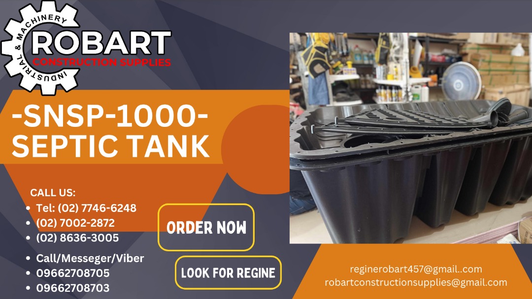 -SNSP-1000- SEPTIC TANK, Commercial & Industrial, Construction Tools ...