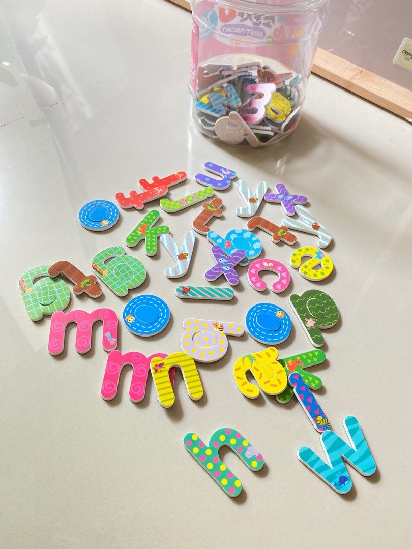 Soft Magnet Lowercase letter, Hobbies & Toys, Stationery & Craft, Other ...