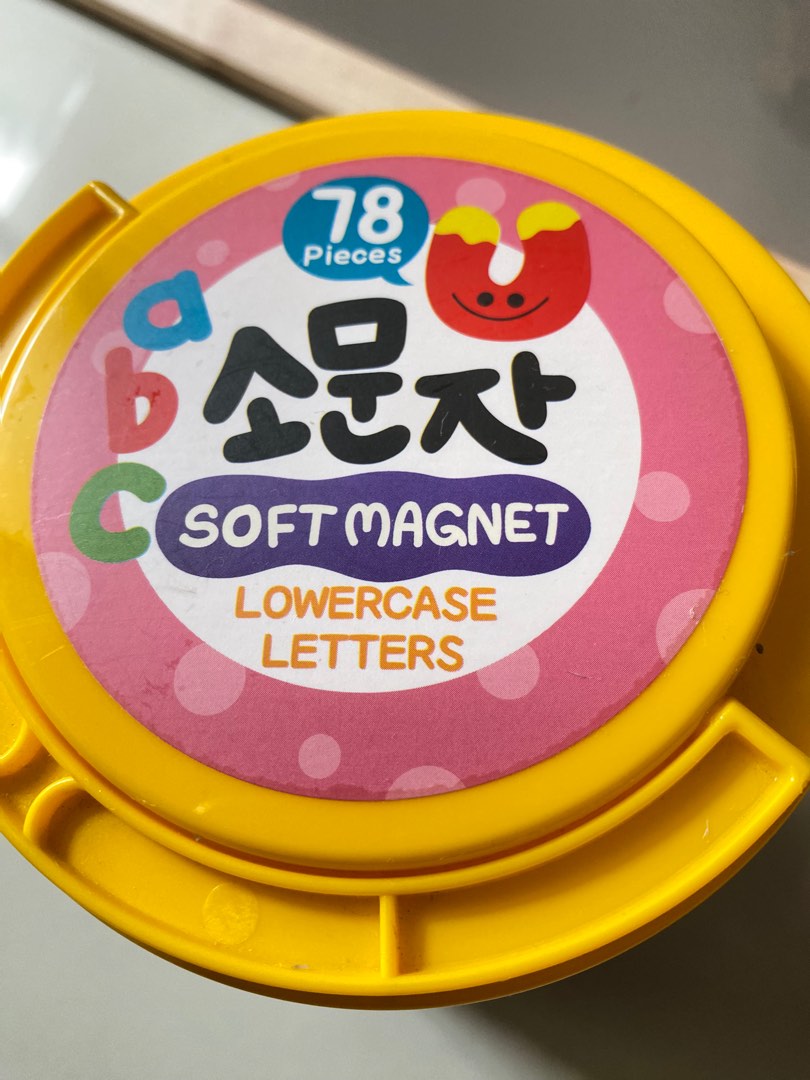 Soft Magnet Lowercase letter, Hobbies & Toys, Stationery & Craft, Other ...