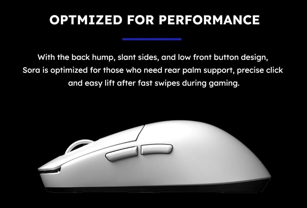 NINJUTSO Sora 4K Wireless Gaming Mouse - SORA 4K PINK AND SORA 4K BLACK ...