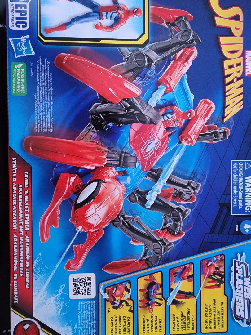Spider man claw n blast vehicle, Hobbies & Toys, Toys & Games on Carousell