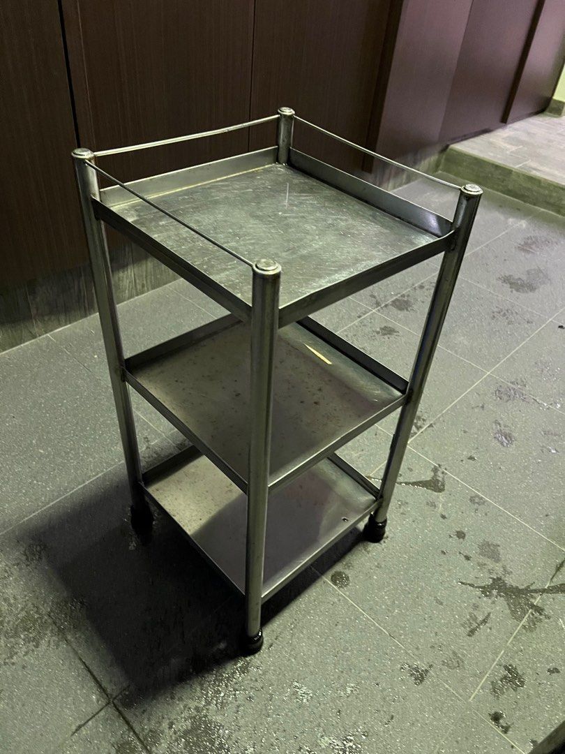 Stainless steel table rack, Furniture & Home Living, Kitchenware ...