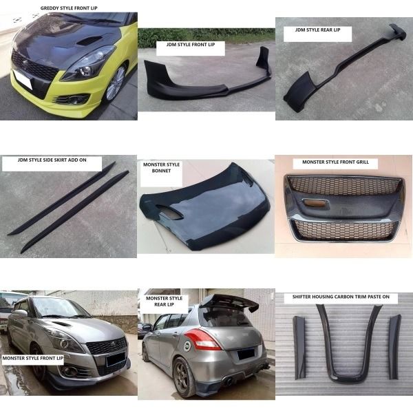 PreOrder Suzuki Swift / Swift Sport 2012-2017 Front Lip / Rear Lip ...