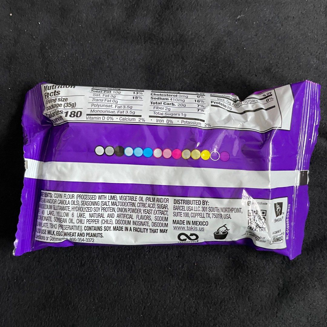Takis Fuego Mini 35g, Food & Drinks, Packaged & Instant Food on Carousell