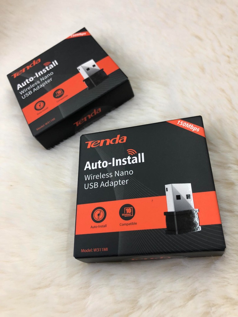 Tenda Auto-Install Wireless Nano USB Adapter 150Mbps, Computers & Tech ...