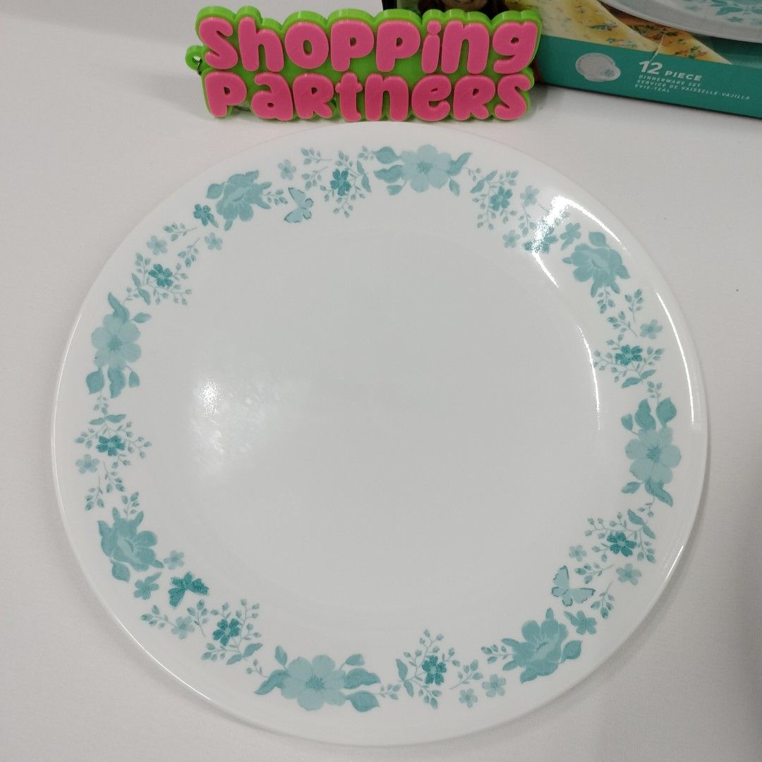 THE PIONEER WOMEN BY CORELLE 12PCS DINNERWARE SET EVIE IN TEAL ...