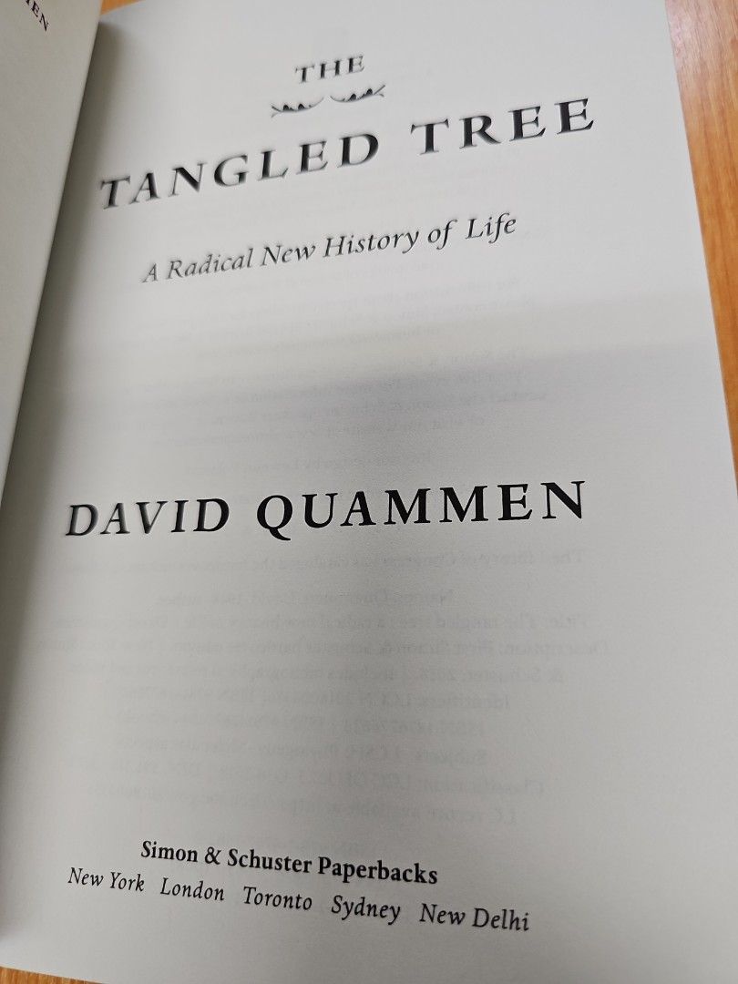 The Tangled Tree - A Radical New History of Life, Hobbies & Toys, Books ...