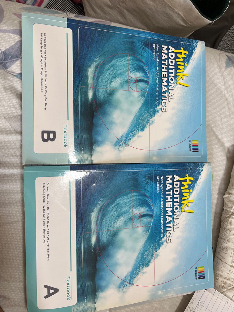 think A math textbook A & B 10th edition, Hobbies & Toys, Books ...