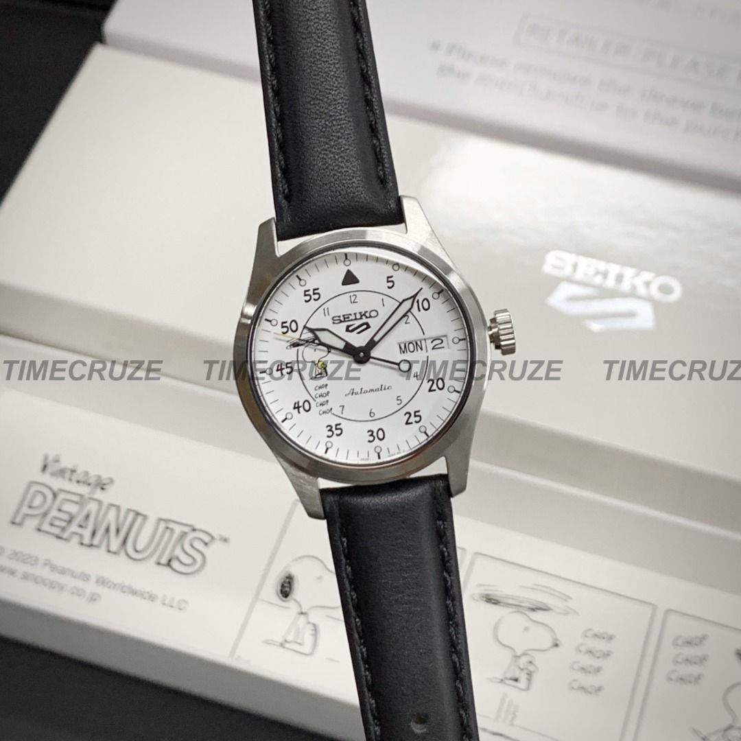 [Time Cruze] Seiko 5 Sports SRPK27K1 55th anniversary Peanuts Snoopy ...