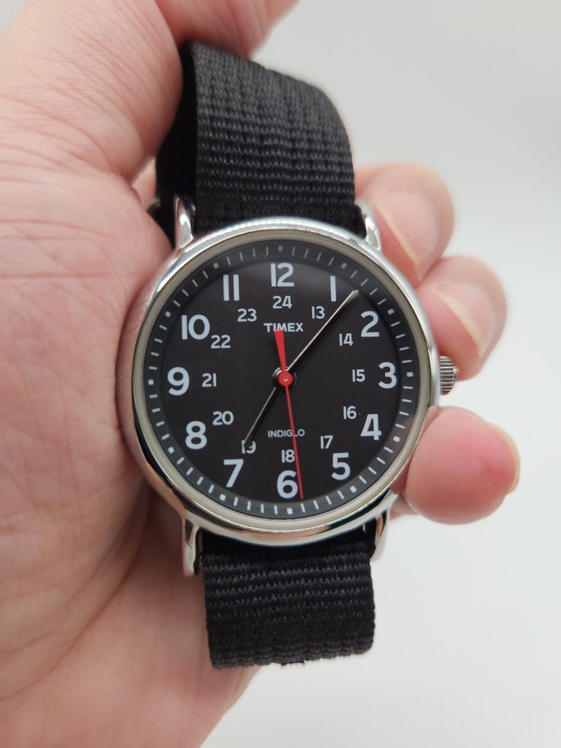 Timex Unisex T2N647 Weekender 38mm, Men's Fashion, Watches ...