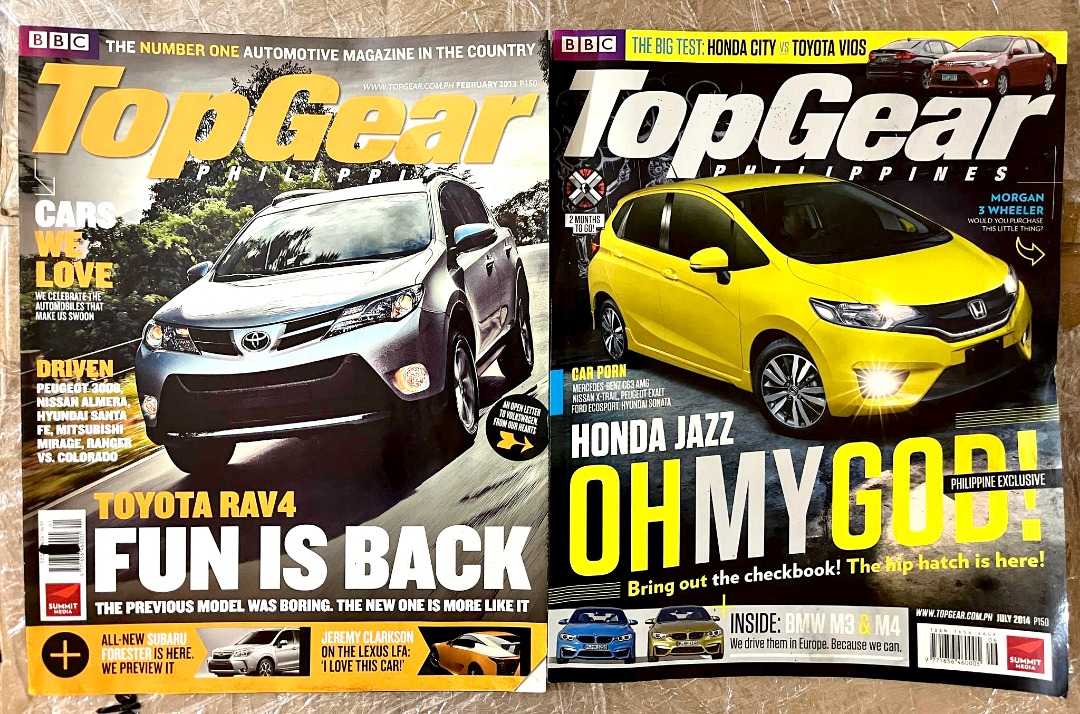 Top Gear PH magazine bundle, Hobbies & Toys, Books & Magazines ...