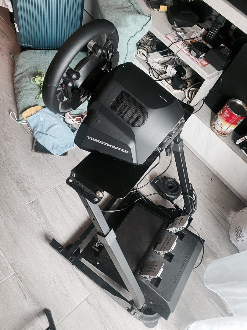 Thrustmaster TGT Driving Wheel with stand 方向盤 軚盤 連支架 GT 賽車, 電腦＆科技, 電腦周邊 ...