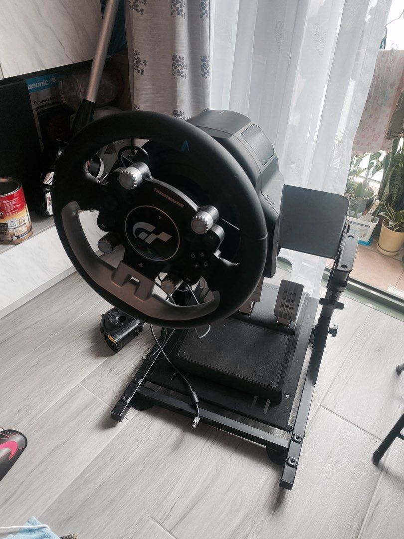 Thrustmaster TGT Driving Wheel with stand 方向盤 軚盤 連支架 GT 賽車, 電腦＆科技, 電腦周邊 ...