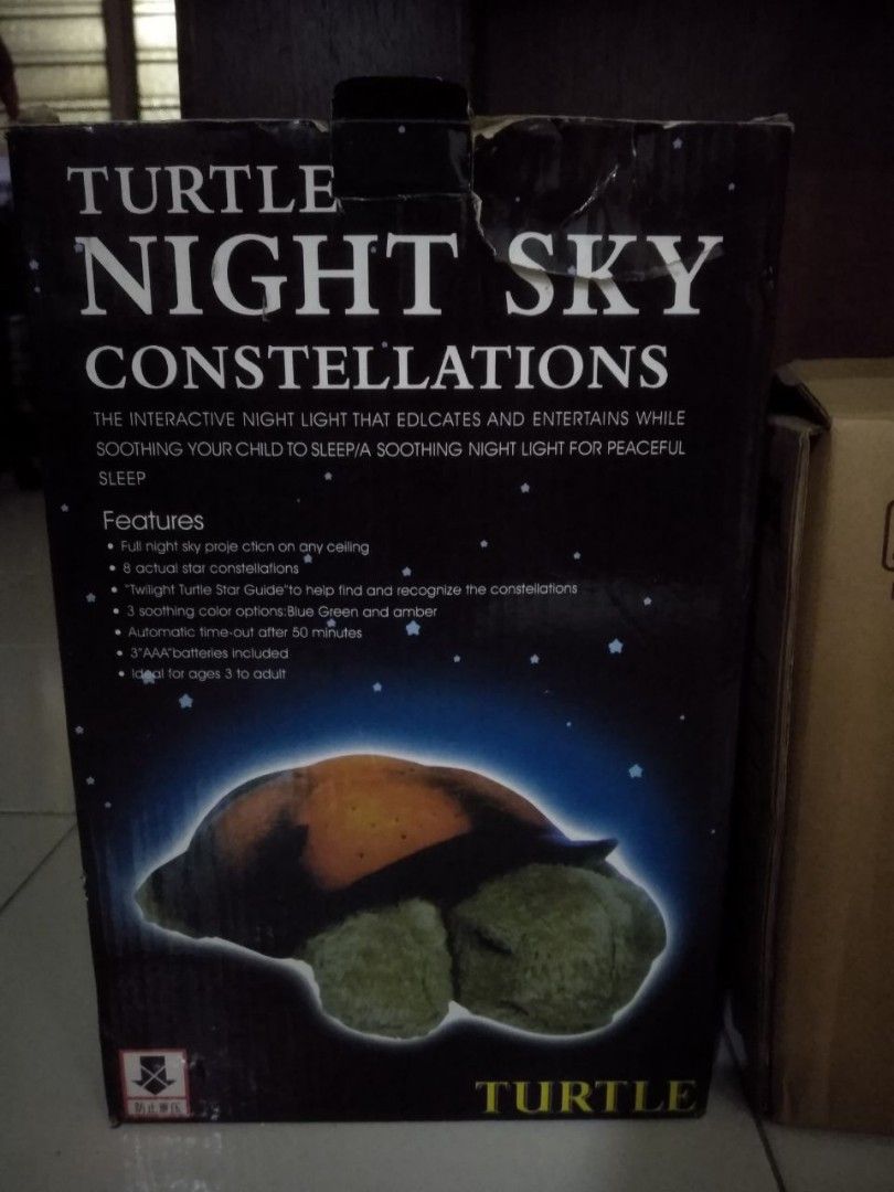 Turtle Star Constellation Night Light, Babies & Kids, Infant Playtime ...