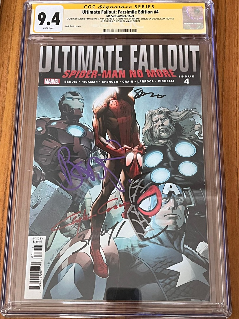 Ultimate Fallout 4: Facsimile Edition Signed x 4 with Remarque Sketch ...