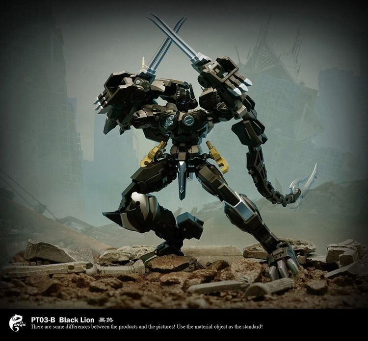 Pangu Toys, PT-03B Lion Face Commander (Lio Convoy Black Nemesis Version), Transformers Legends ...