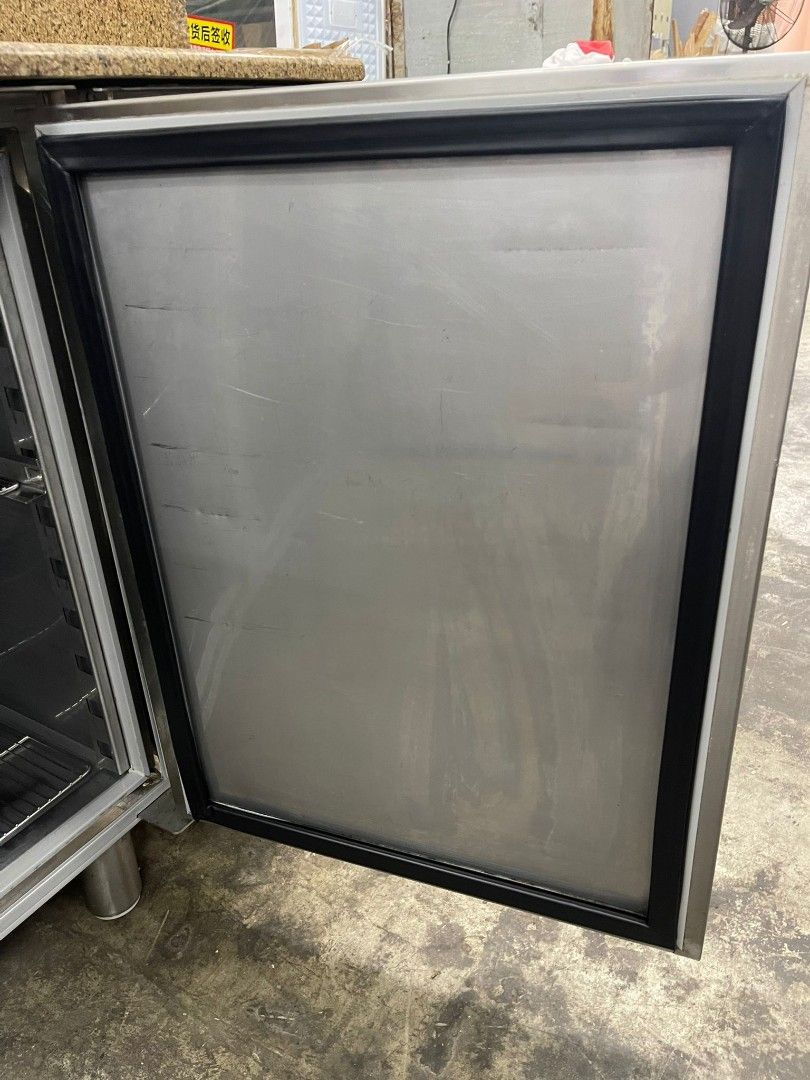 Used 2 door counter chiller with marble top, TV & Home Appliances ...