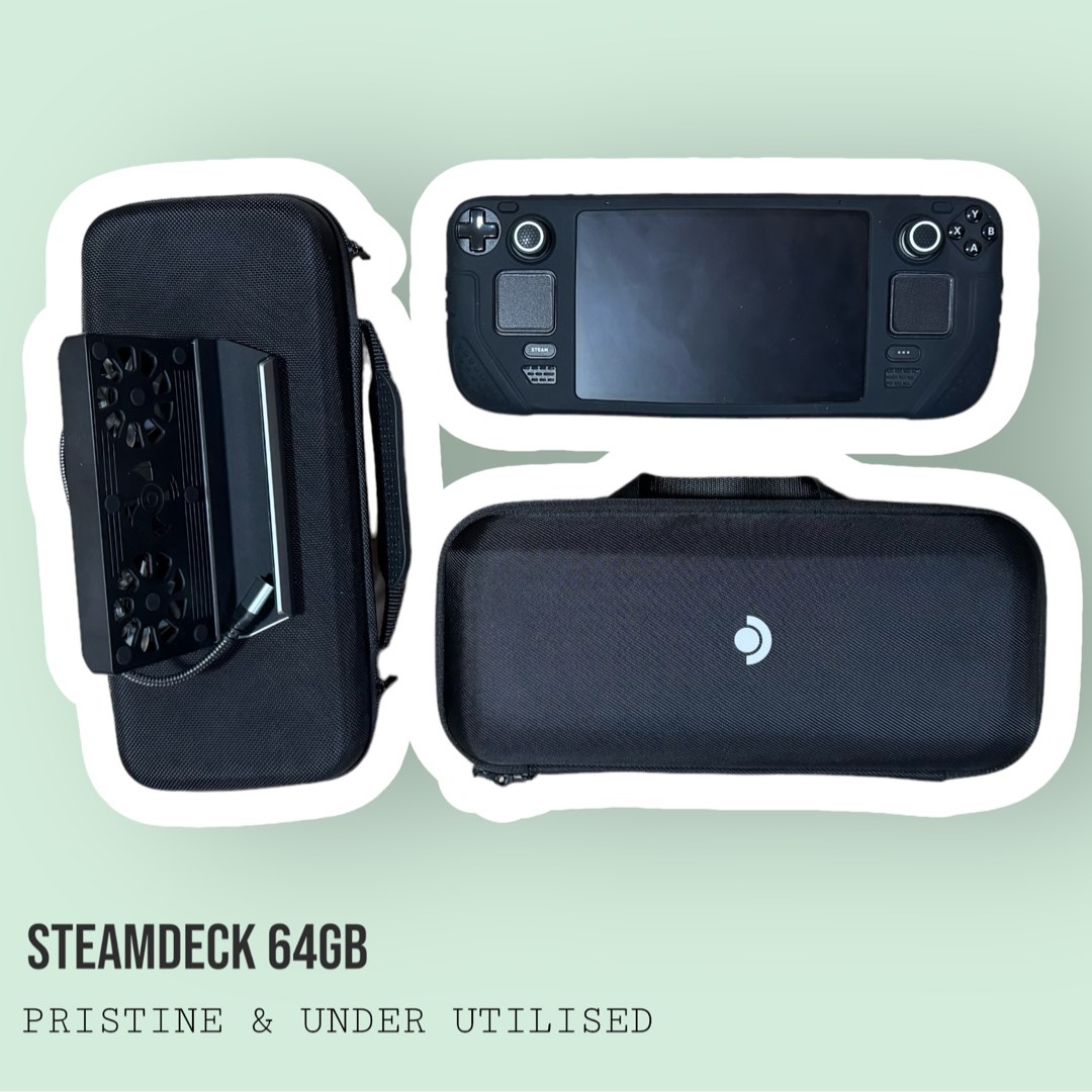 Valve Steamdeck / Steam Deck 64GB (Stock Unmodded), Video Gaming, Video ...