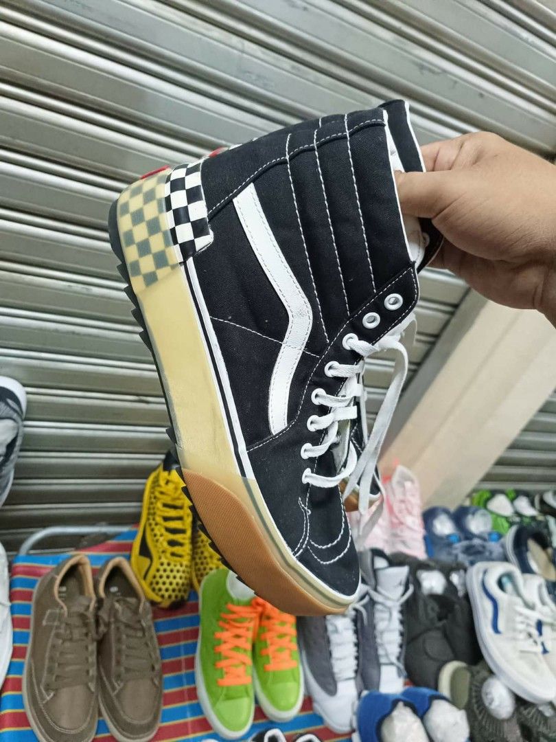 VANS MENS SK8-HI STACKED BLACK CH, Men's Fashion, Footwear, Sneakers on ...