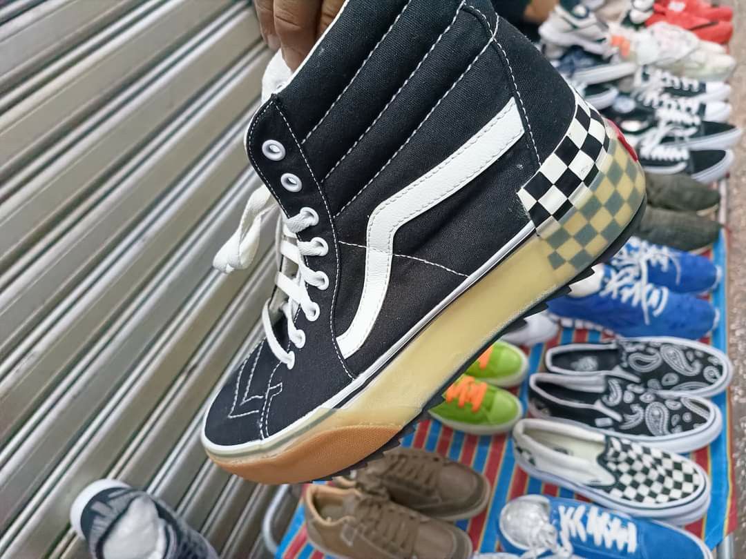 VANS MENS SK8-HI STACKED BLACK CH, Men's Fashion, Footwear, Sneakers on ...