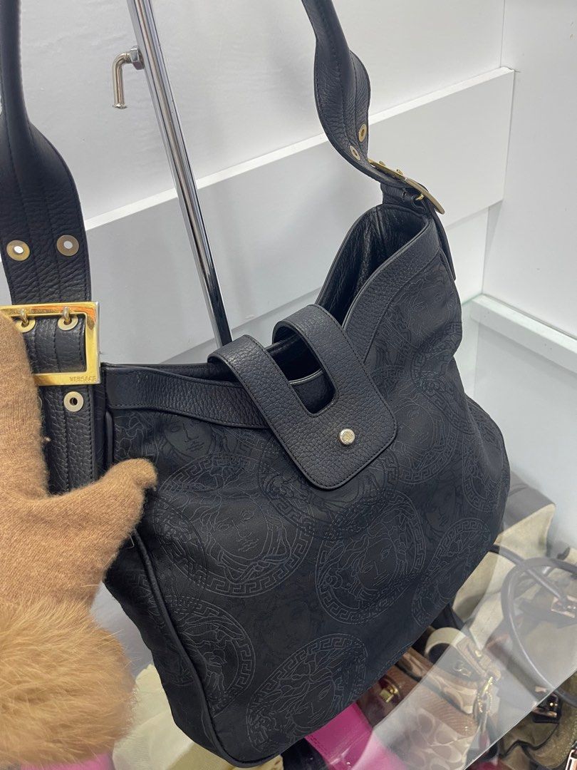 Versace Medusa Signature Canvas, Luxury, Bags & Wallets on Carousell