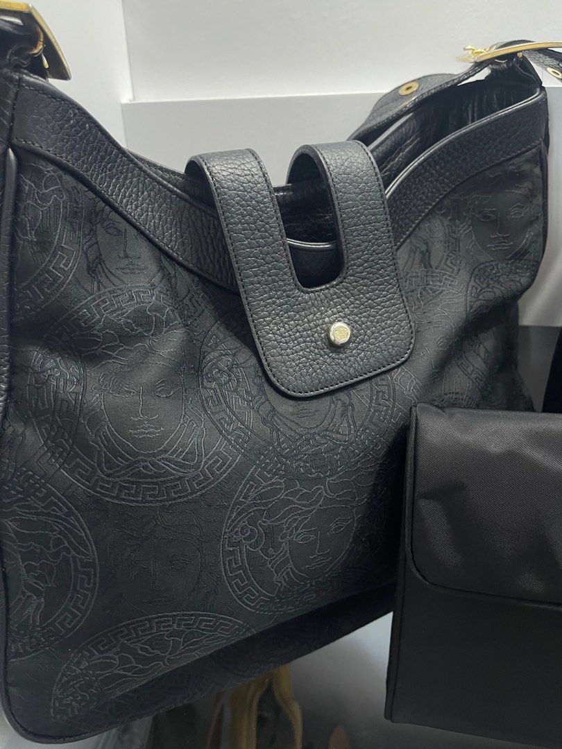 Versace Medusa Signature Canvas, Luxury, Bags & Wallets on Carousell