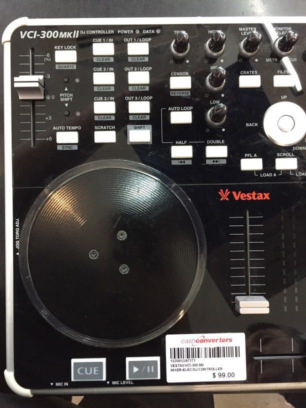 Vestar VCI-300 MKII DJ Controller, Hobbies & Toys, Music & Media ...