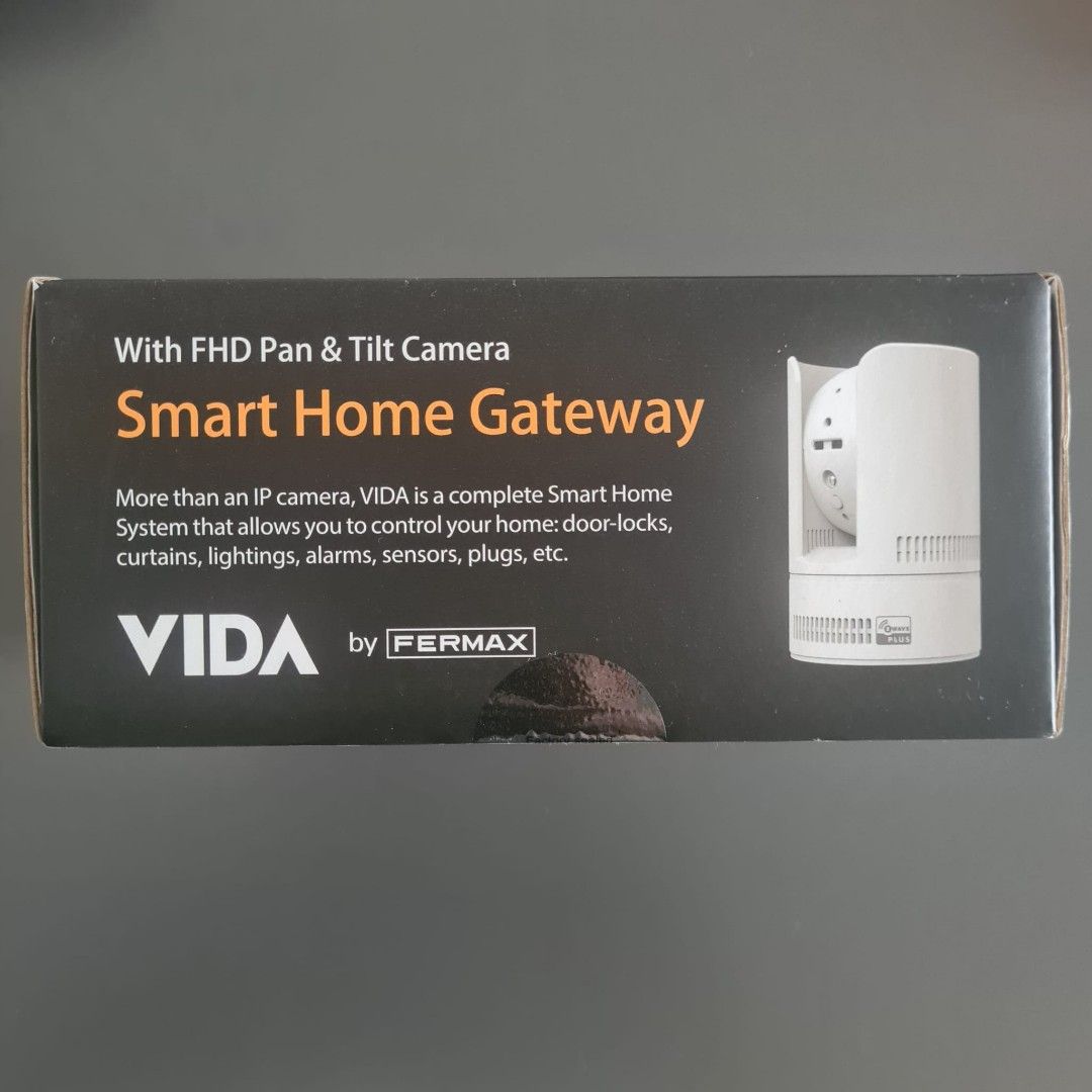 VIDA Smart Home Gateway with FHD Pan & Tilt Camera, TV & Home ...